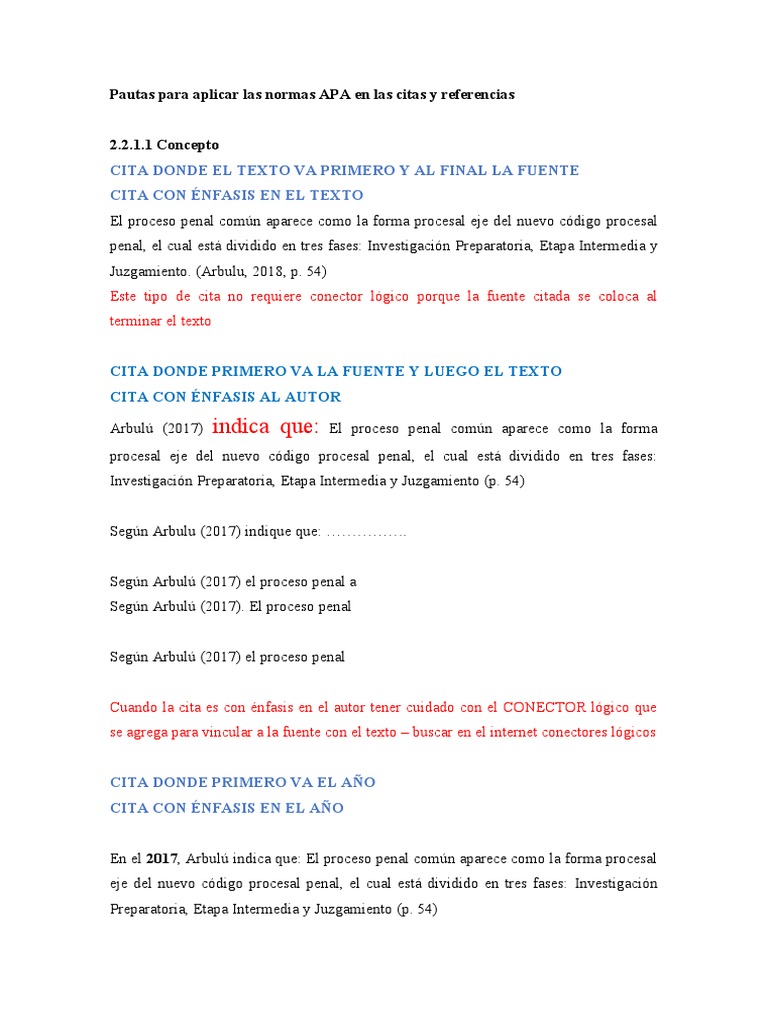 Citación del Código Penal en APA | PDF