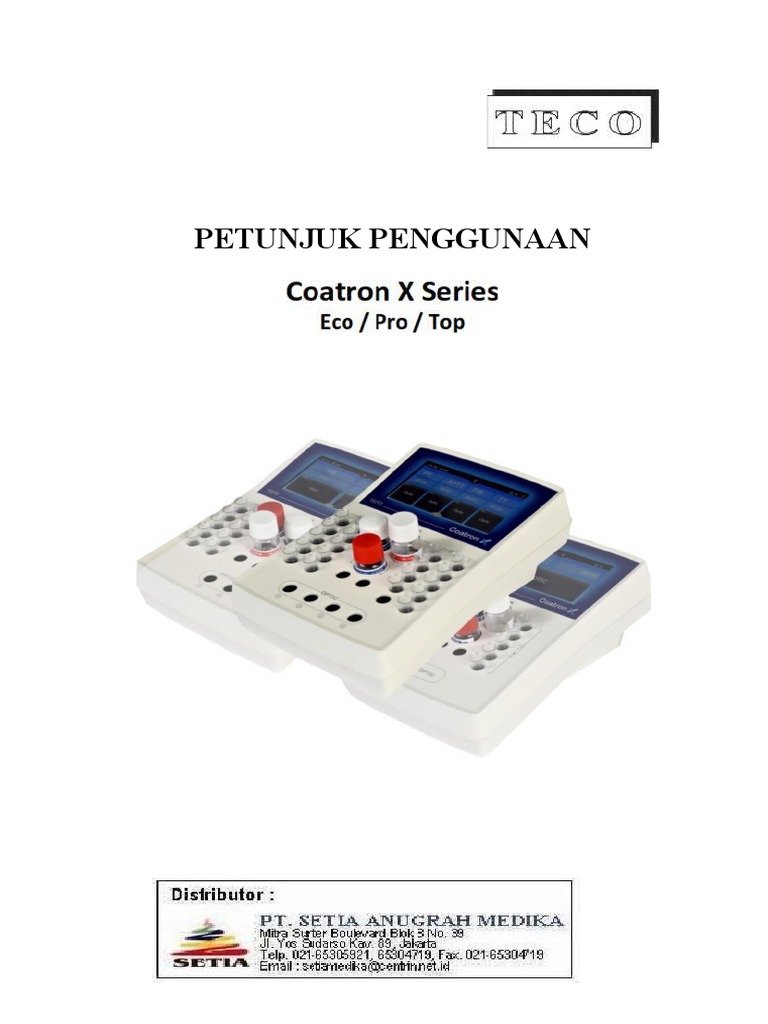 User Manual Coatron X Pro | PDF