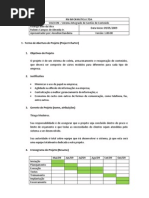 Modelo de Tap PMbok PMI Termo de Abertura Do Projeto | PDF ...