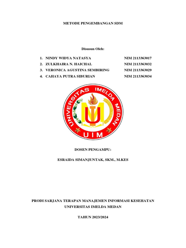 Metode Pengembangan SDM di Perusahaan | PDF