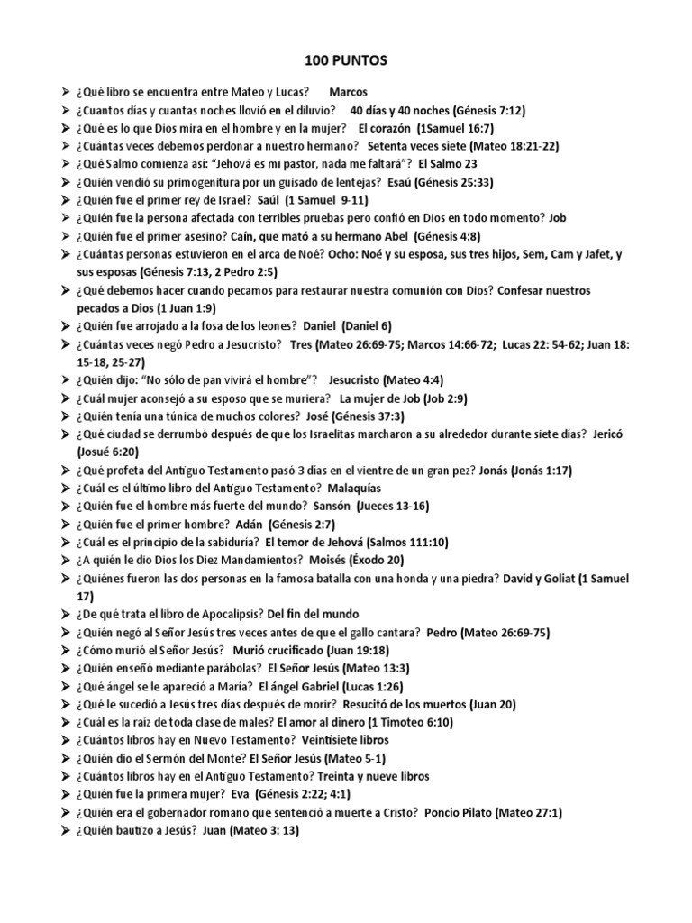 Preguntas y Respuestas II | PDF | Jesús | Evangelio de Mateo