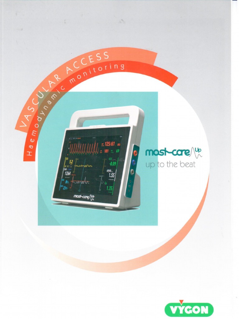 Brochure - Vygon Mostcare Up Haemodynamic Monitor-Endless | PDF