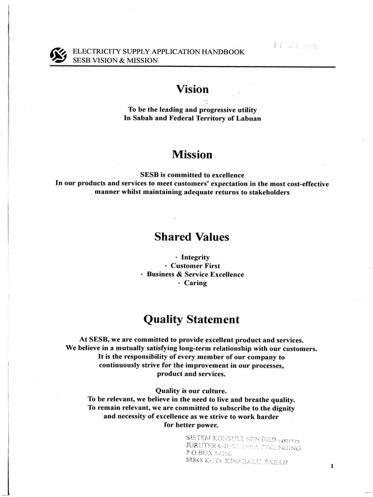 SESB ESAH (No Cover) | PDF