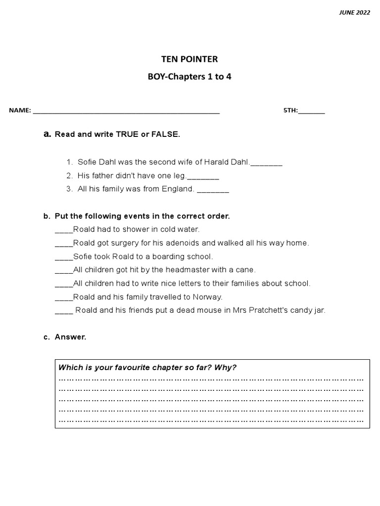 TEN POINTER - Boy | PDF