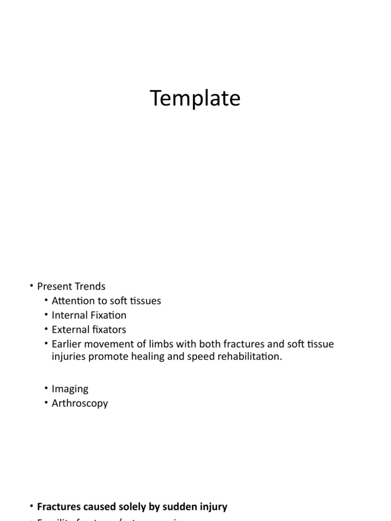Pathology of Fractures and Fracture Healing | PDF