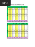 Kalender Mingguan Epid 2025 | PDF