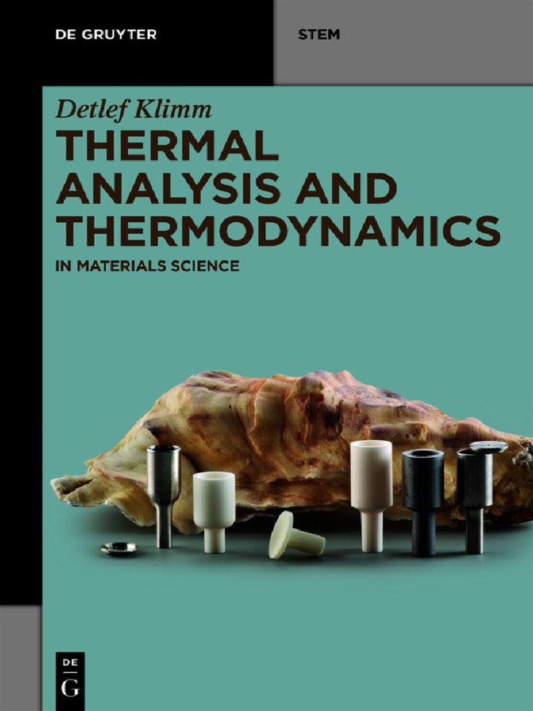Klimm D. Thermal Analysis and Thermodynamics 2022 | PDF | Thermal Analysis | Entropy