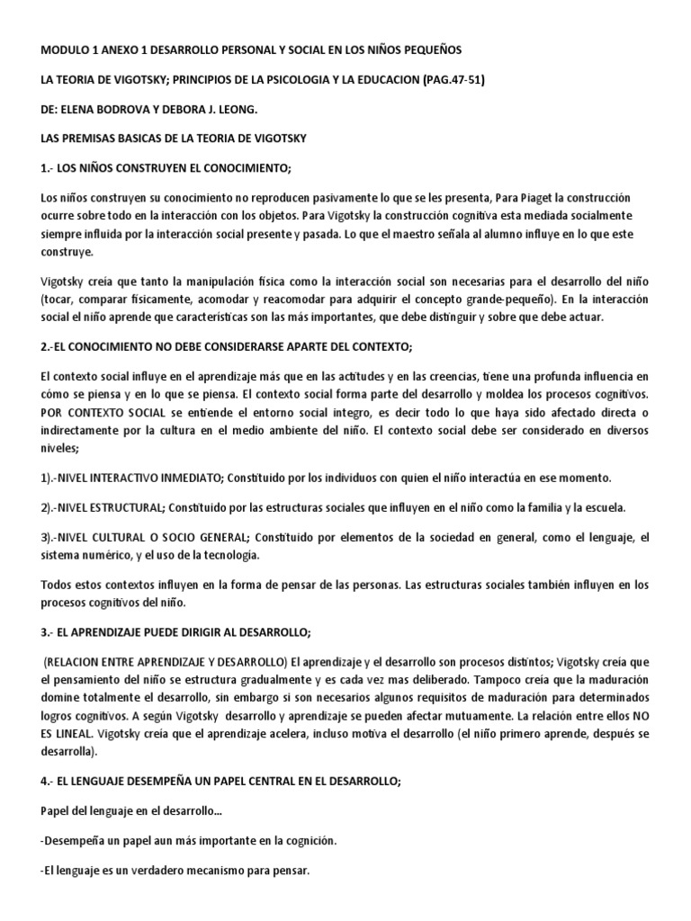 Resumen MODULO Rosa y Verde Preescolar | PDF | Las emociones | Aprendizaje
