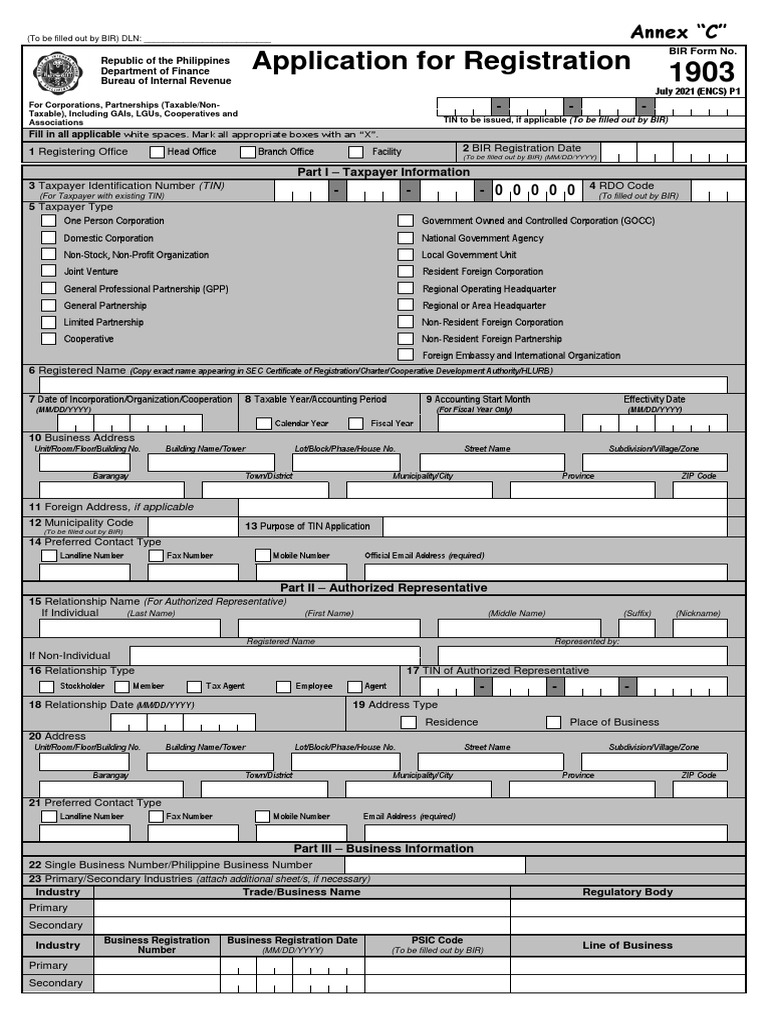 Bir Form 1903 New Version | PDF | Taxes | Invoice