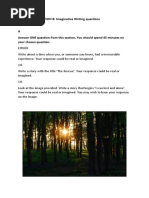 IGCSE Narrative Writing Examples | PDF