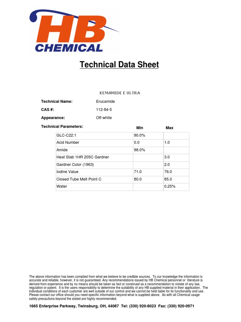 KEMAMIDE-E-ULTRA-TDS | PDF