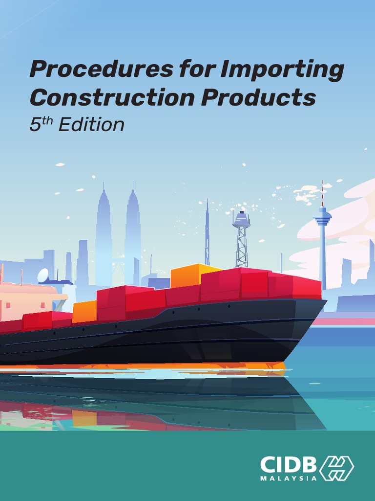 Procedures For Importing Construction Prod 5thedition - 0 - Compressed | PDF | Technology ...