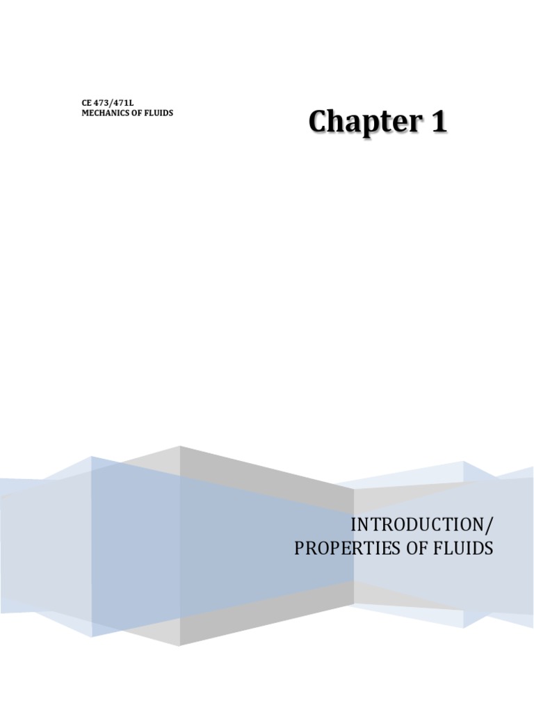A Intro Properties of Fluids | PDF | Fluid Mechanics | Liquids