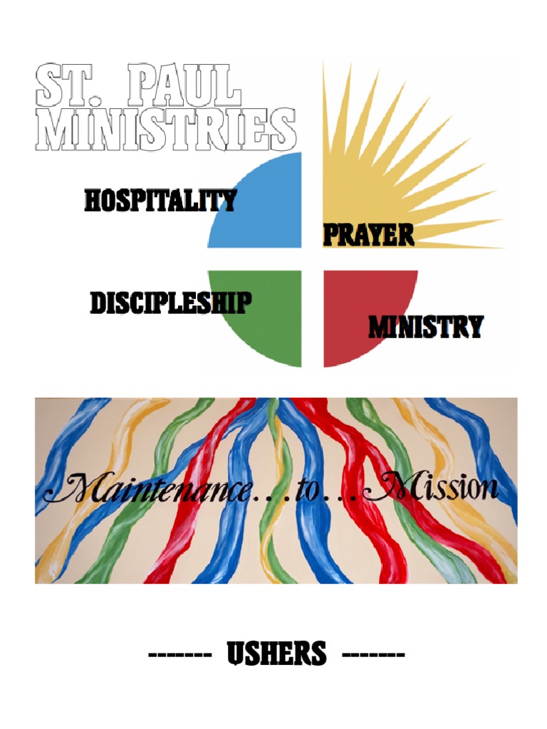 Usher Training Manual | PDF | Eucharist | Liturgy
