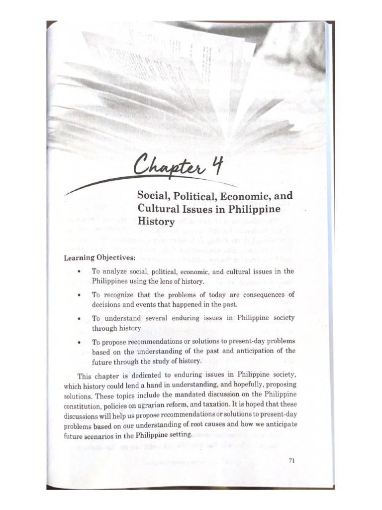 Social Political Economic and Cultural Issues in PH History | PDF