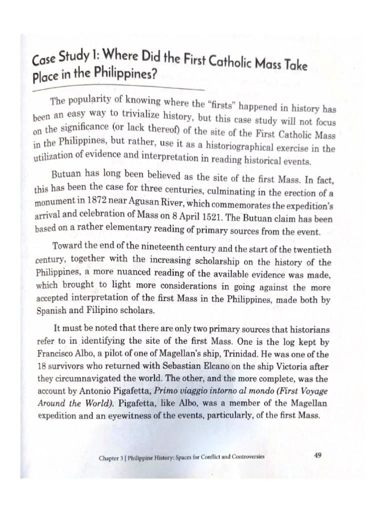 Case Studies Conflicts in Philippine History Interpretation | PDF