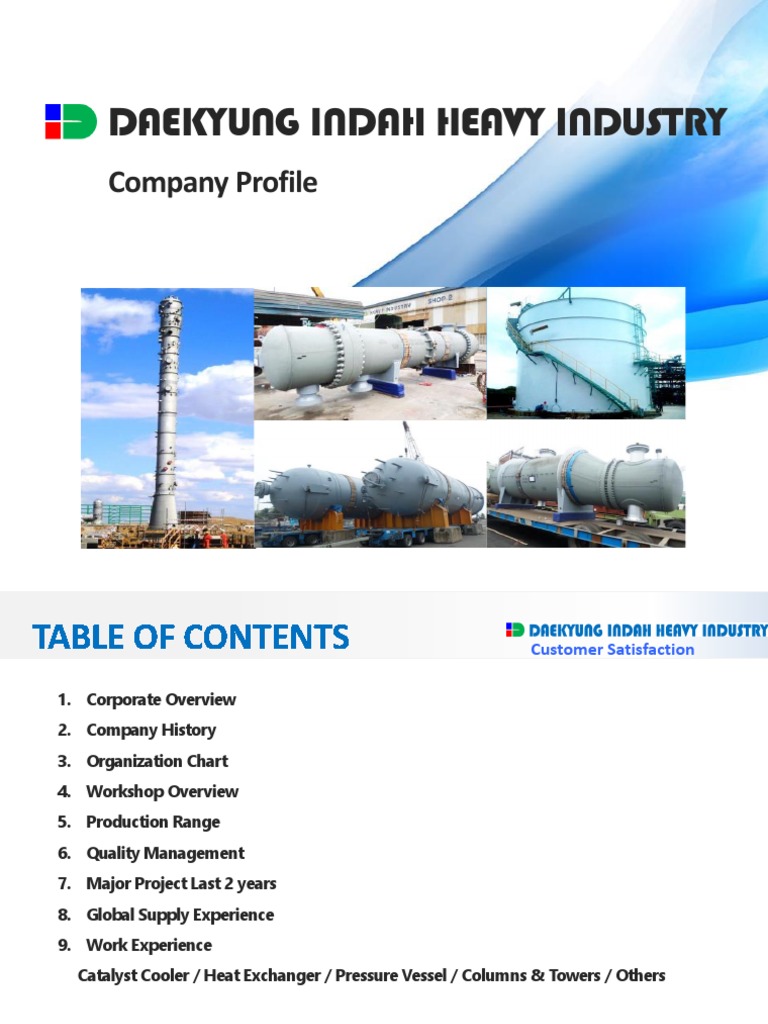 Daekyung Indah Company Profile - 2023 | PDF | Heat Exchanger | Power ...