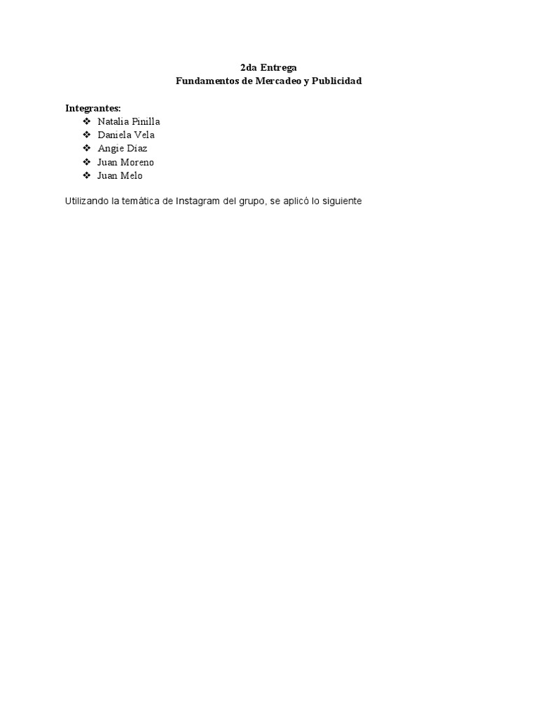 2da Entrega F.M.P | PDF