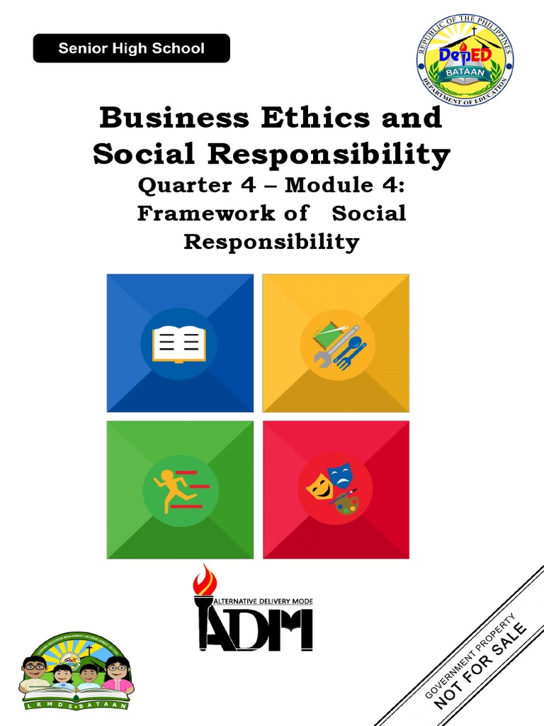 Bus - Ethics - q4 - Mod4 - Framework of Social Responsibility | PDF ...