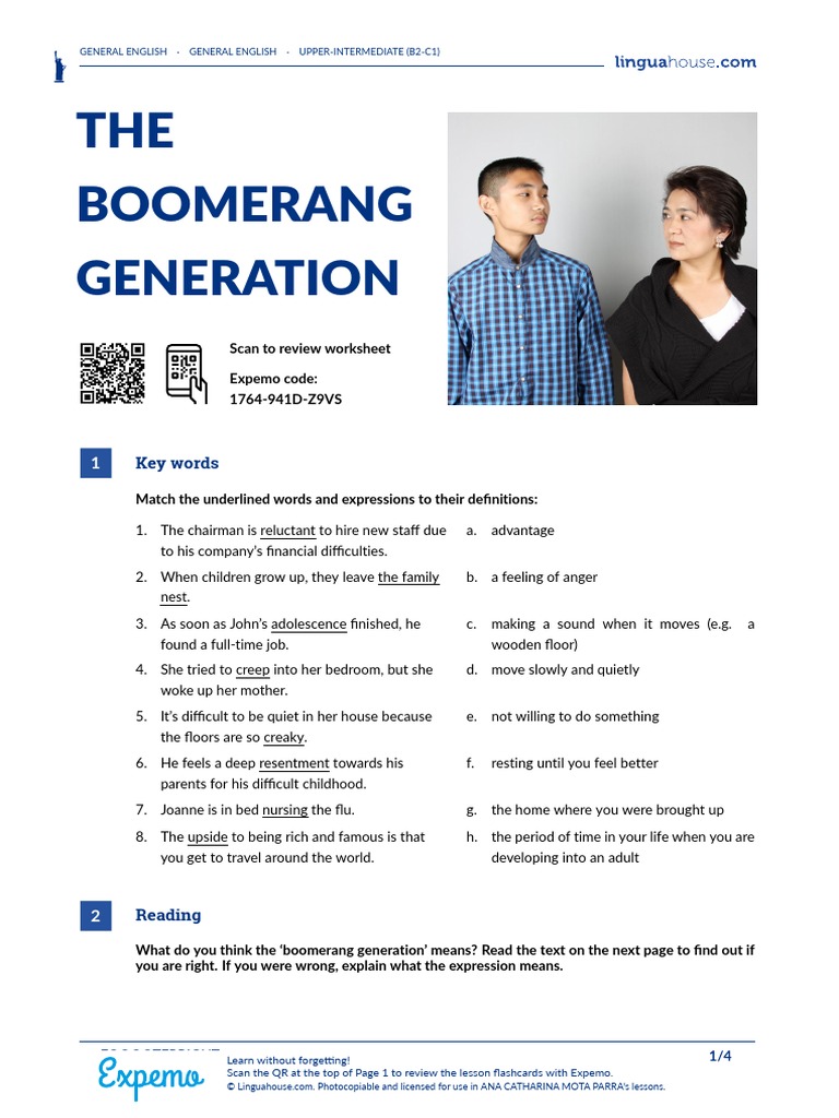 the-boomerang-generation-american-english-student-ver2 | PDF