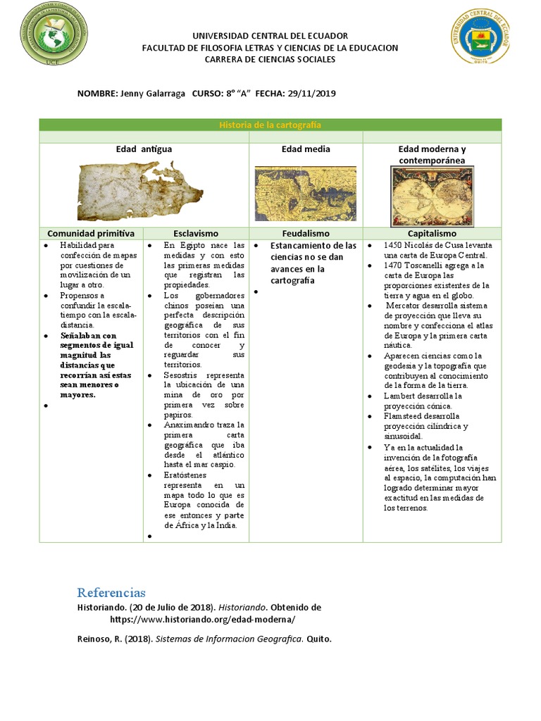 Historia de La Cartografía Filo Uce | PDF | Mapa | Cartografía