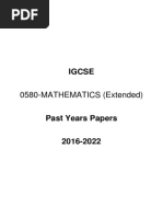 0580 IGCSE Mathematics (Third Edition Scan Current) | PDF