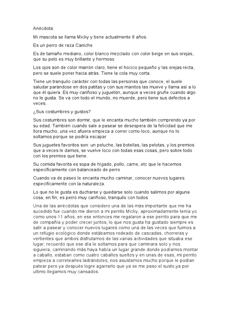 Anécdota Naomi | PDF