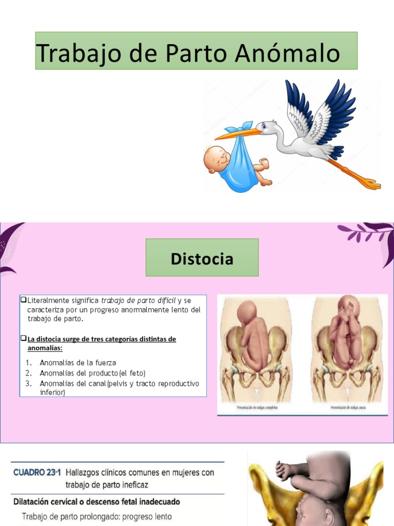 Trabajo de Parto Anomalo | PDF | Parto | Embarazo humano