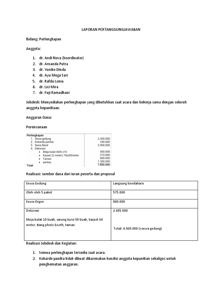 LAPORAN PERLRNGKAPAN-WPS Office | PDF