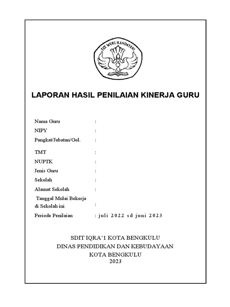 contoh laporan pkg | PDF