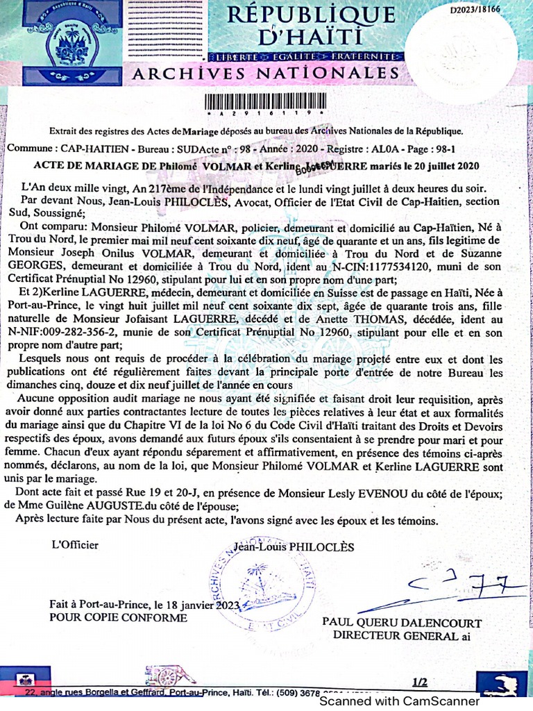 Extrait D'archives | PDF