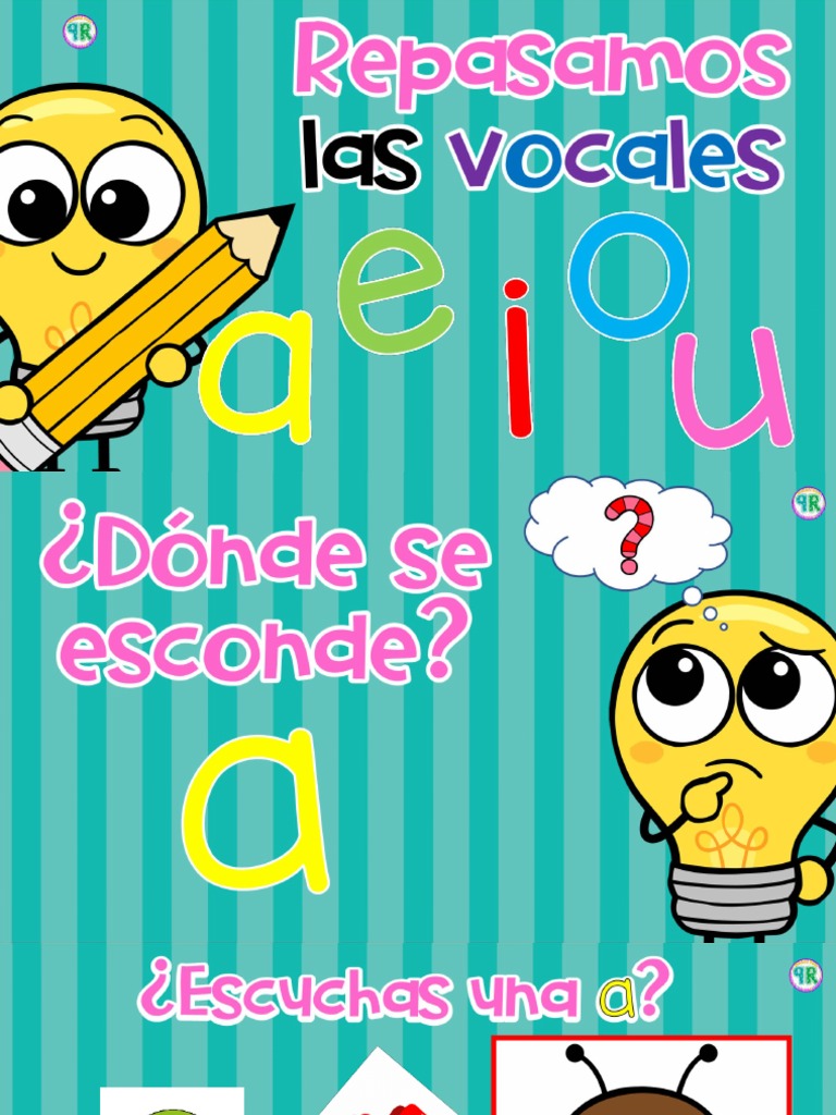 Repasamos Las Vocales (Presentación Interactiva) | PDF