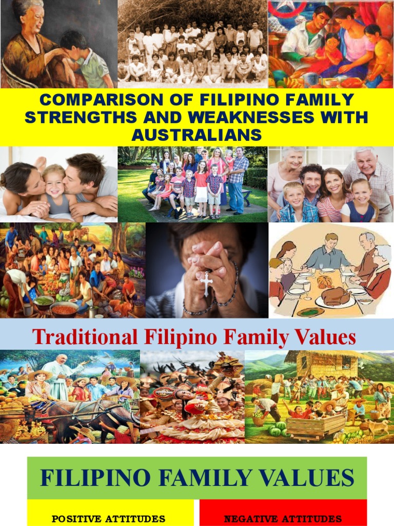 Comparison of Filipino Family Strengths and Weaknesses With | PDF ...