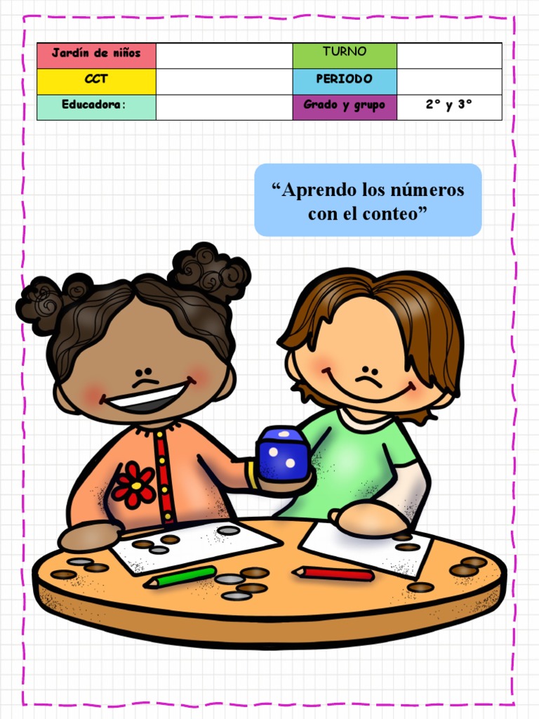 Plan Aprendo Los Numeros Con El Conteo | PDF | Aprendizaje | Educación ...