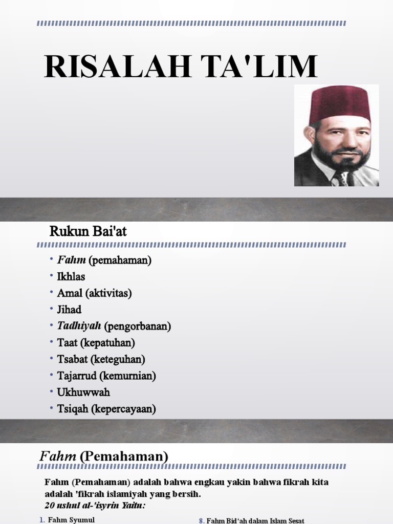 Risalah Ta'lim | PDF