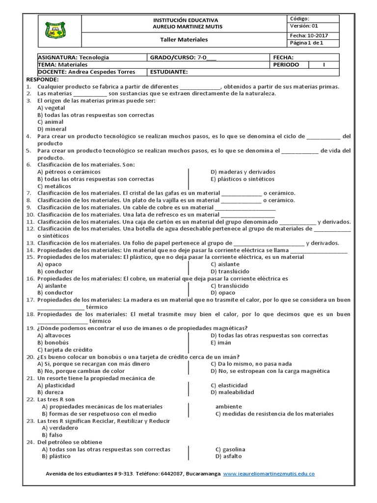 Actividad 2 Tecnologia Evaluacion Septimo JM Andrea Cespedes Torres | PDF Actividad 2 Tecnologia Evaluacion Septimo JM Andrea Cespedes Torres | PDF
