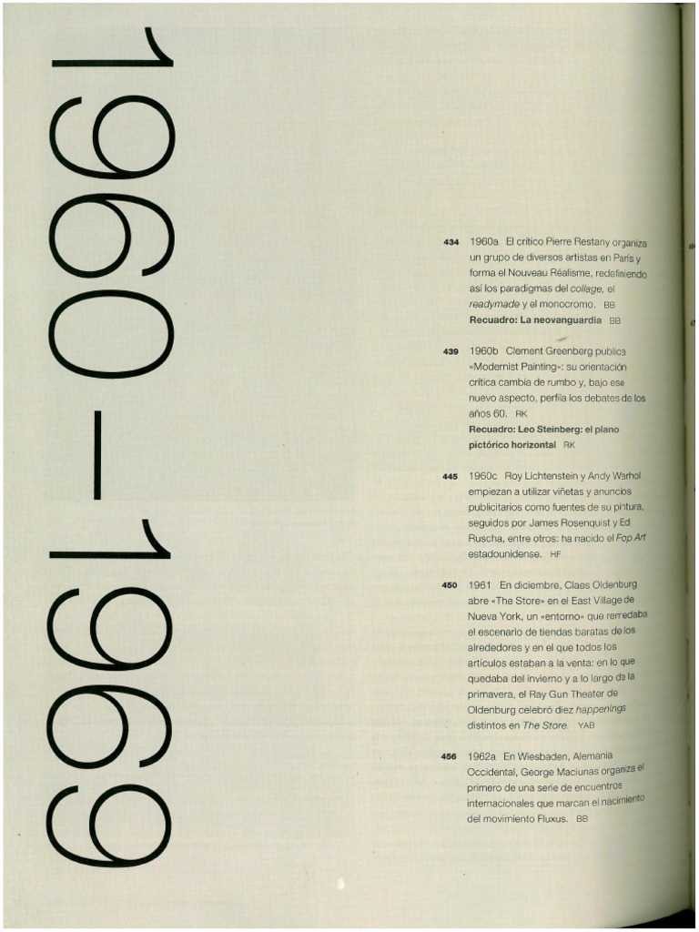 Arte Desde 1900 9. 1960-1969 - Hal Foster | PDF