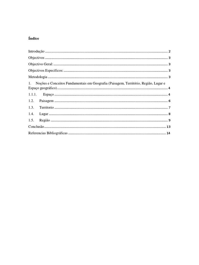 Discucao de Conceitos Chaves de Geografia | PDF | Geografia | Paisagem
