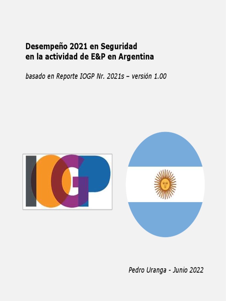 Seguridad E&P 2021 en Argentina - IOGP | PDF