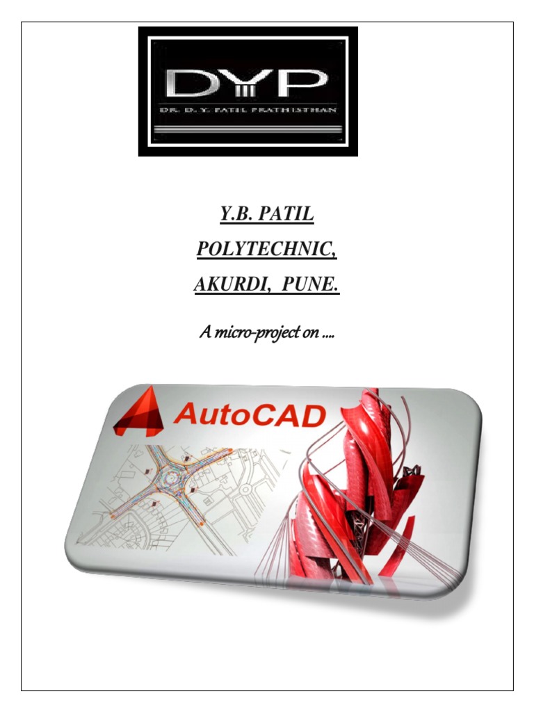 Microproject On Engineering Graphics | Download Free PDF | Auto Cad | 3 D Computer Graphics