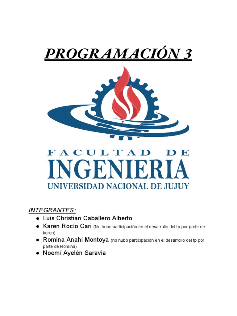 TP2 Programacion III Parte 1 | PDF