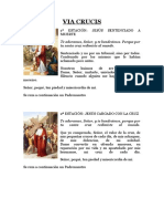 Triptico Via Crucis | PDF | Estaciones de la Cruz | Amor