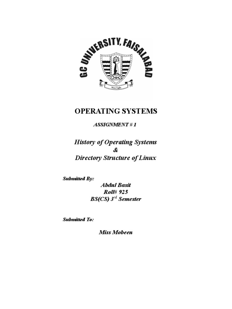 History of Computer Operating Systems | PDF | Operating System | Process (Computing)