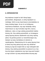 Sample Research Filipino | PDF