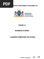 A-Level Business Studies Revision Notes | PDF