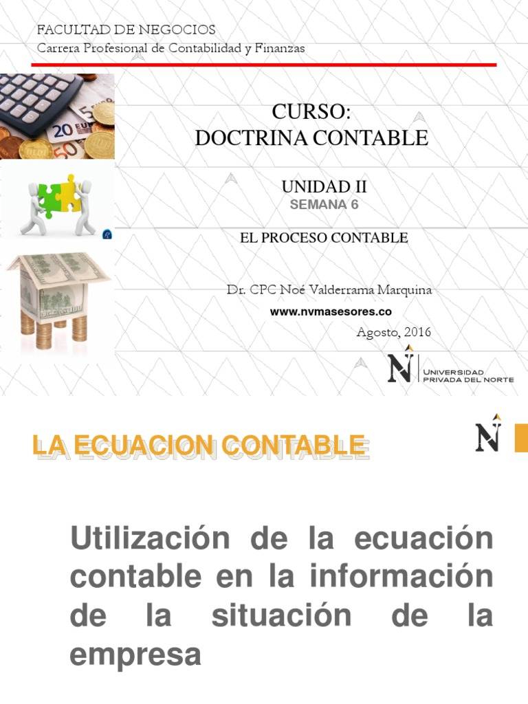 Sesion 6 - El Proceso Contable | PDF | Contabilidad | Industrias de servicio