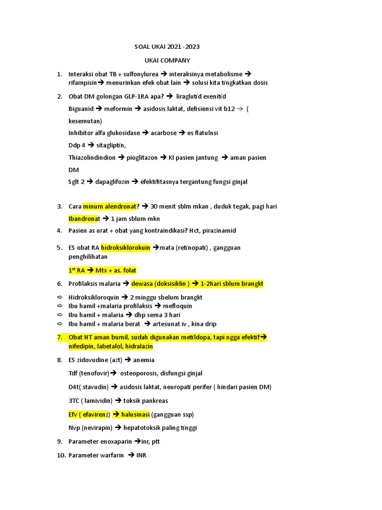 Soal Live Ukai Company | PDF | Kesehatan Holistik