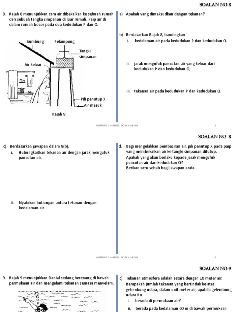 Tekanan Cecair | PDF