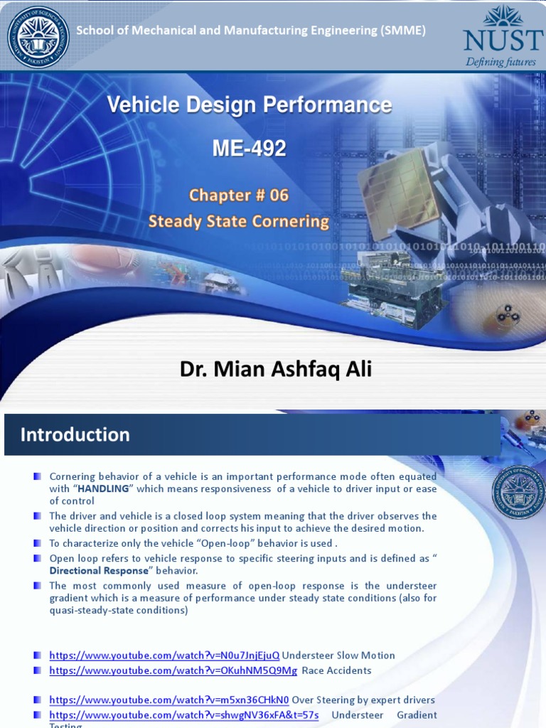 6 - Steady State Cornering Formatted | PDF | Flight Dynamics (Fixed ...