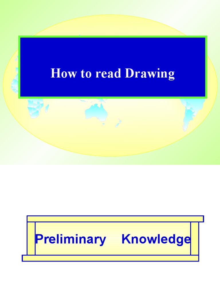 ⑦参 How to Read Dwg. (Begining) -1 | PDF | Standardization ...